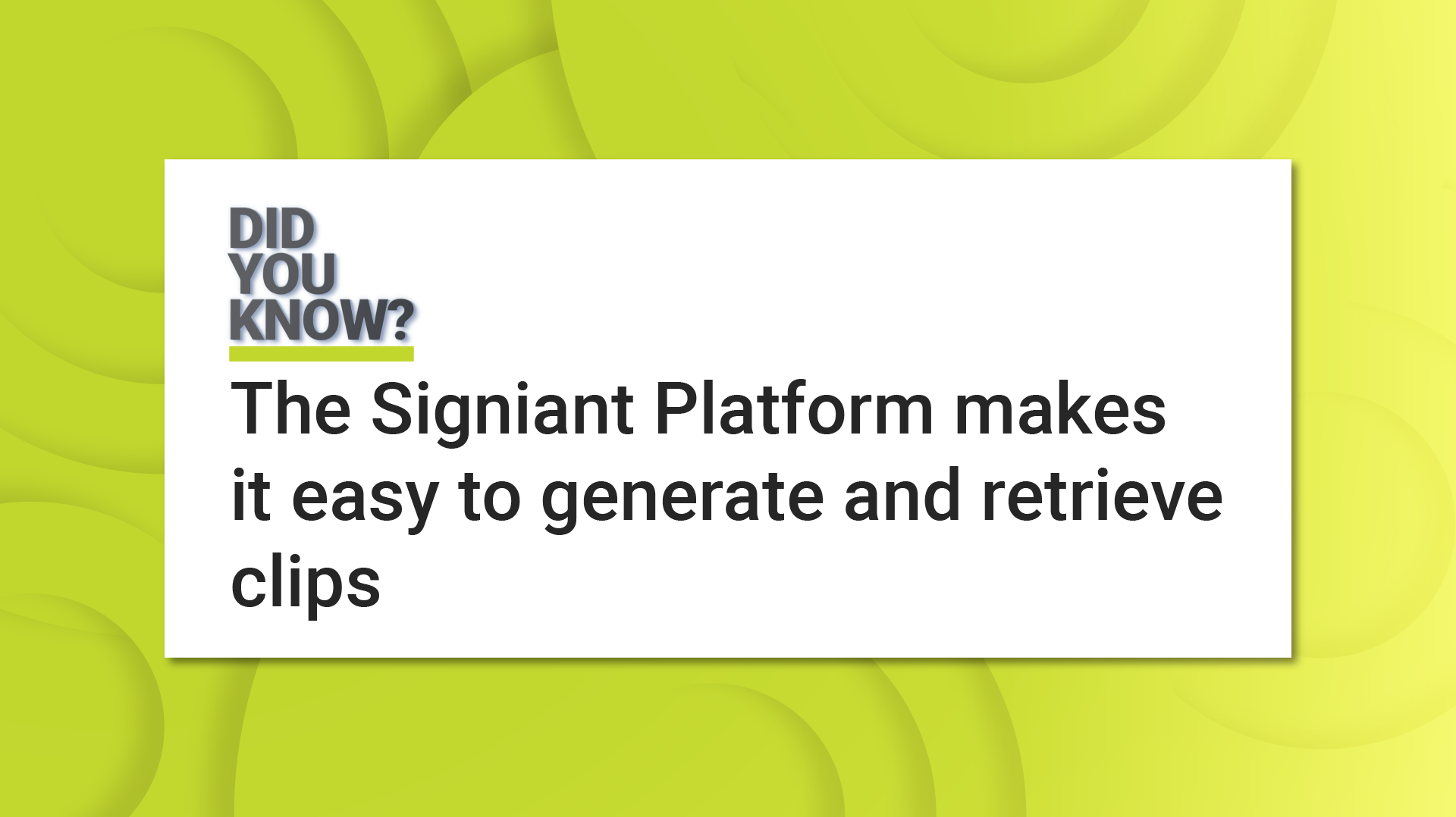 Signiant Solutions | Signiant