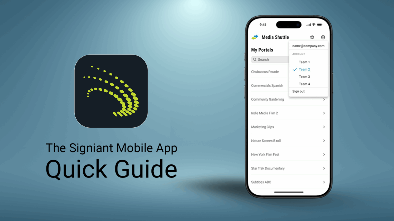 Signiant Media Shuttle Data Sheet - Signiant